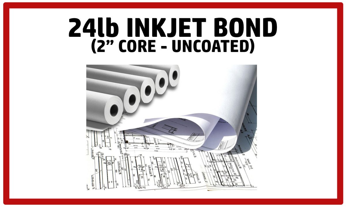 24lb Uncoated Bond on 2" core - Commercial Printer Repair & Printing ...